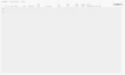Omda Fertility - Treatment and Embryo information in Batch component