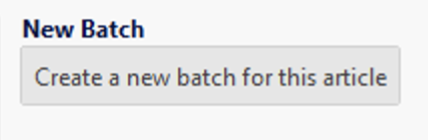 Omda Fertility - Improved Batch Workflow
