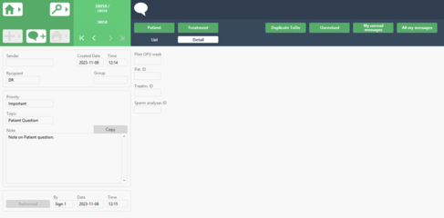 Omda Fertility - ToDo locks